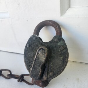 Antique Yale Lock and Key, Large Vintage Railroad Lock, Jail Padlock ...