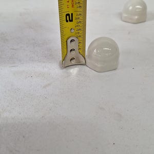 1 1/4 Vintage Pair Porcelain Toilet Bolt Covers, Antique Bolt Cover ...