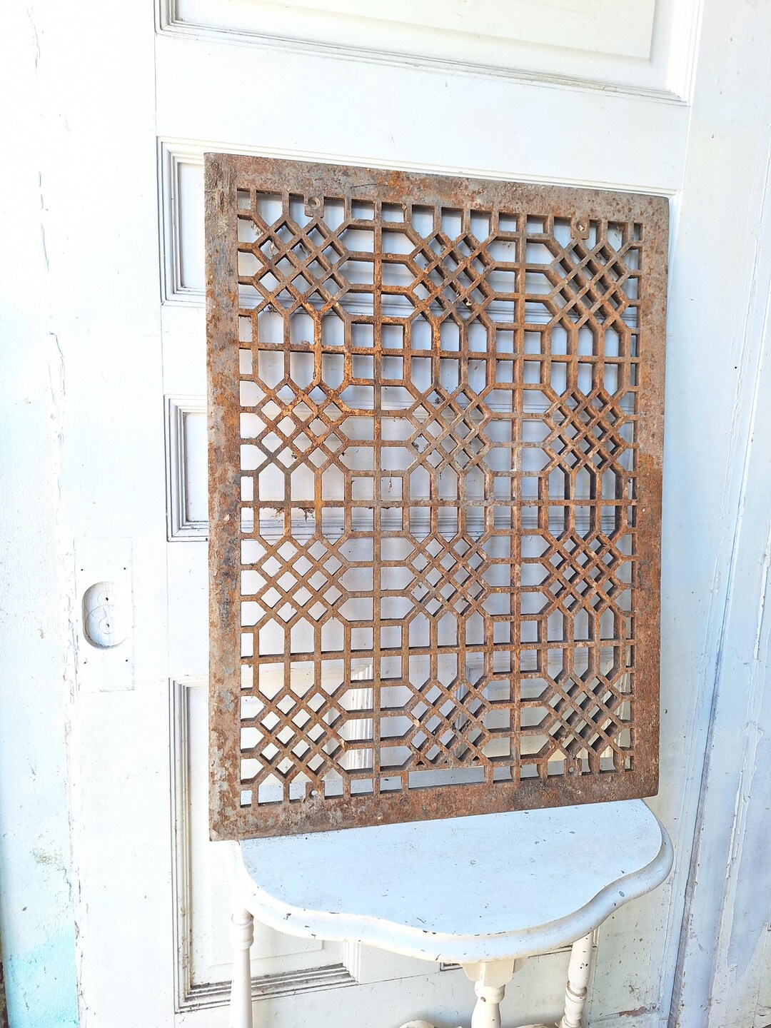 23 X 31 Antique Vent Cover, Cold Air Cast Iron Return Floor Vent, Large ...