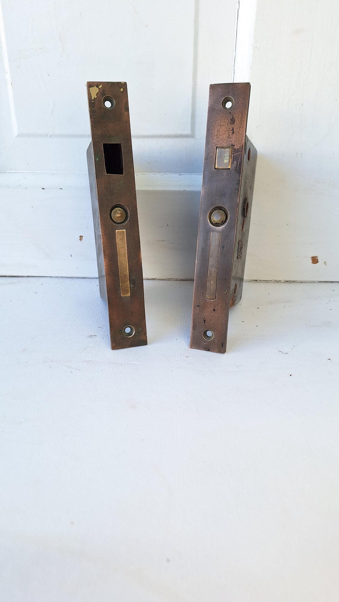 Double Pocket Door Hardware Set, Pocket Door Mortise Locks, Pocket Door ...
