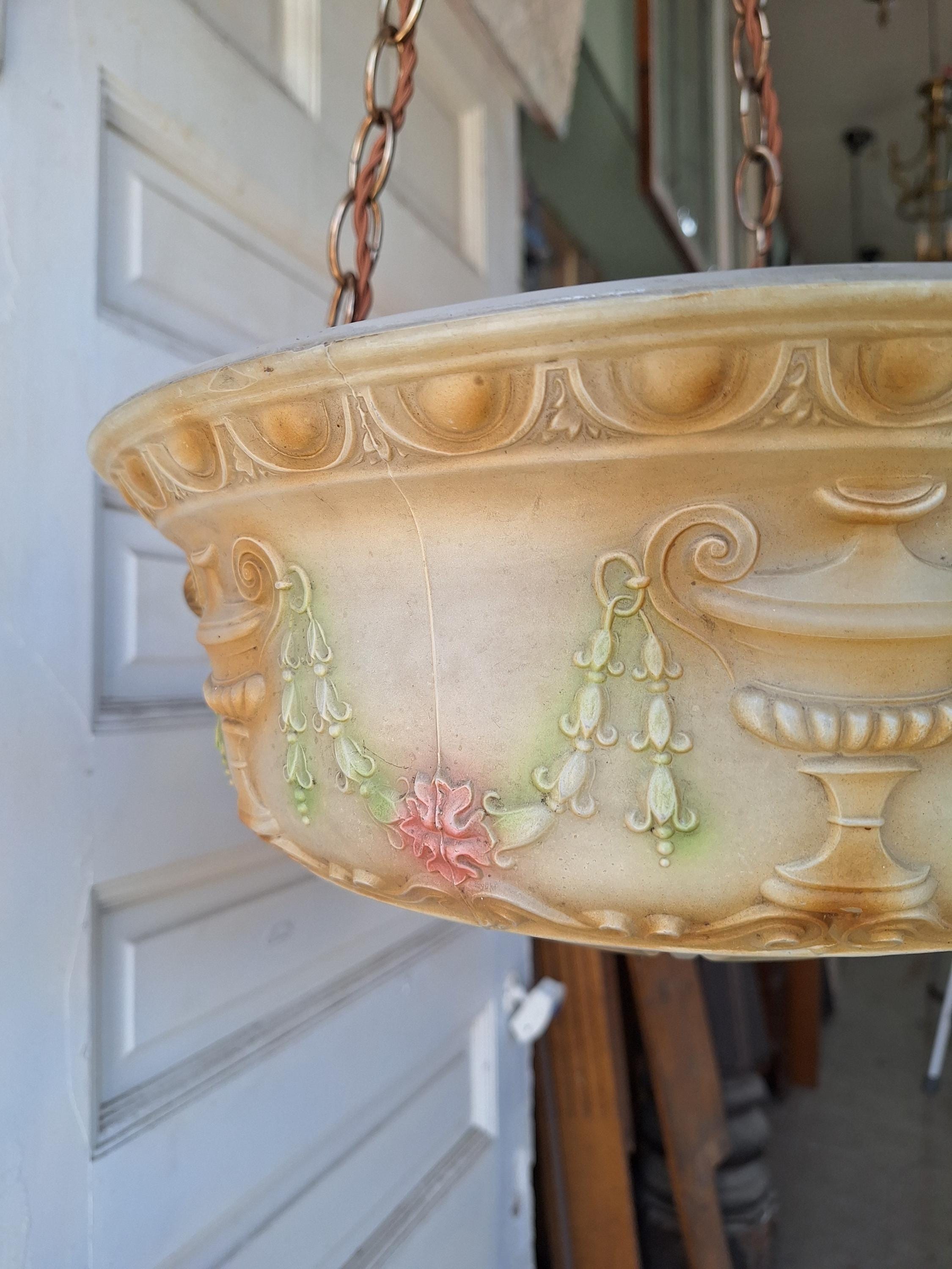 Inverted Dome Light Bowl Chandelier, Inverted Dome Light, Hanging Bowl ...