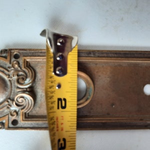 Antique Entry Door Plates, Front Door Backplates, Exterior Door Plates ...