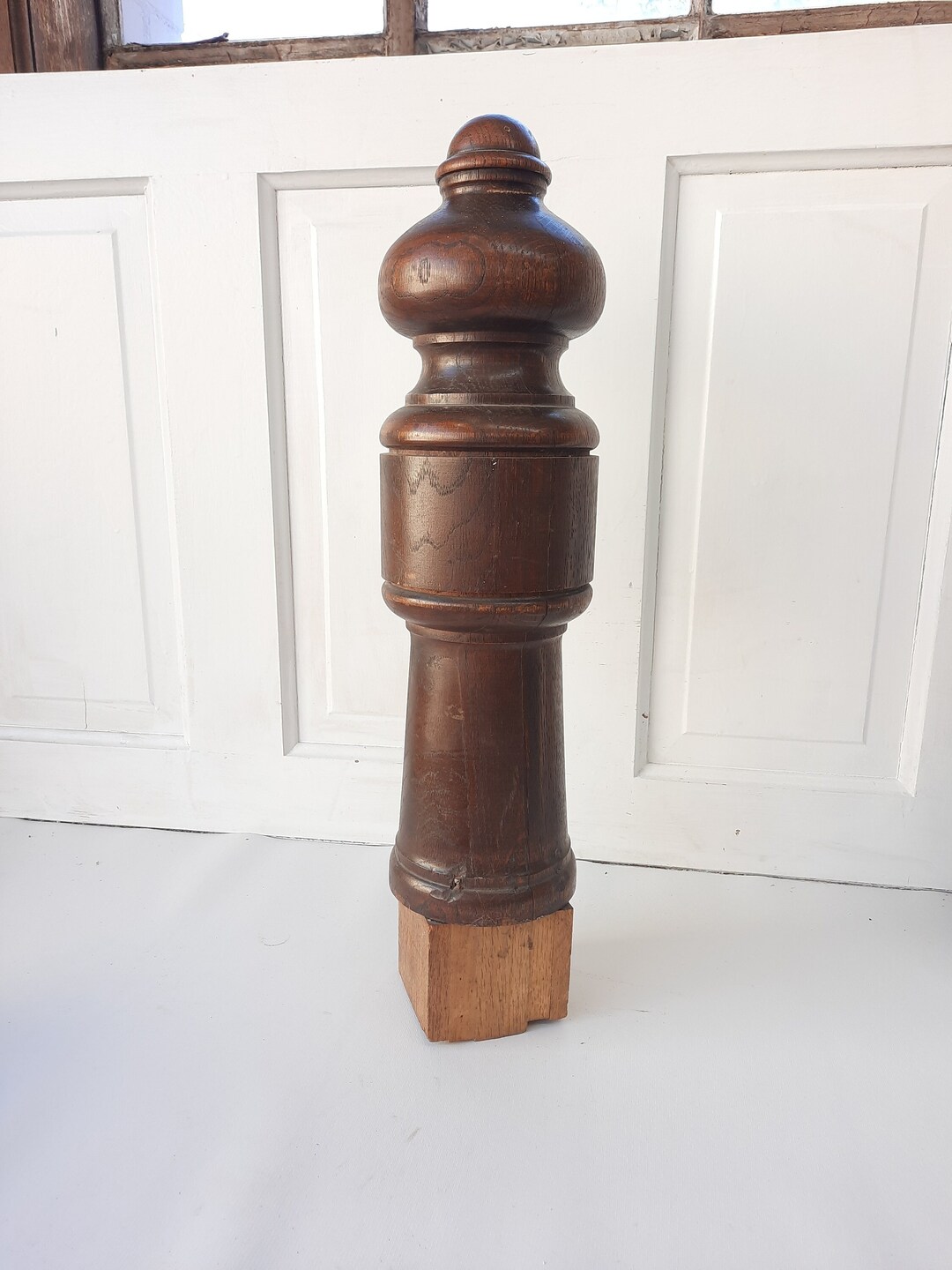 Newel Post Cap, Urn Newel Post Top, Wood Post Top, Wooden Post Cap ...