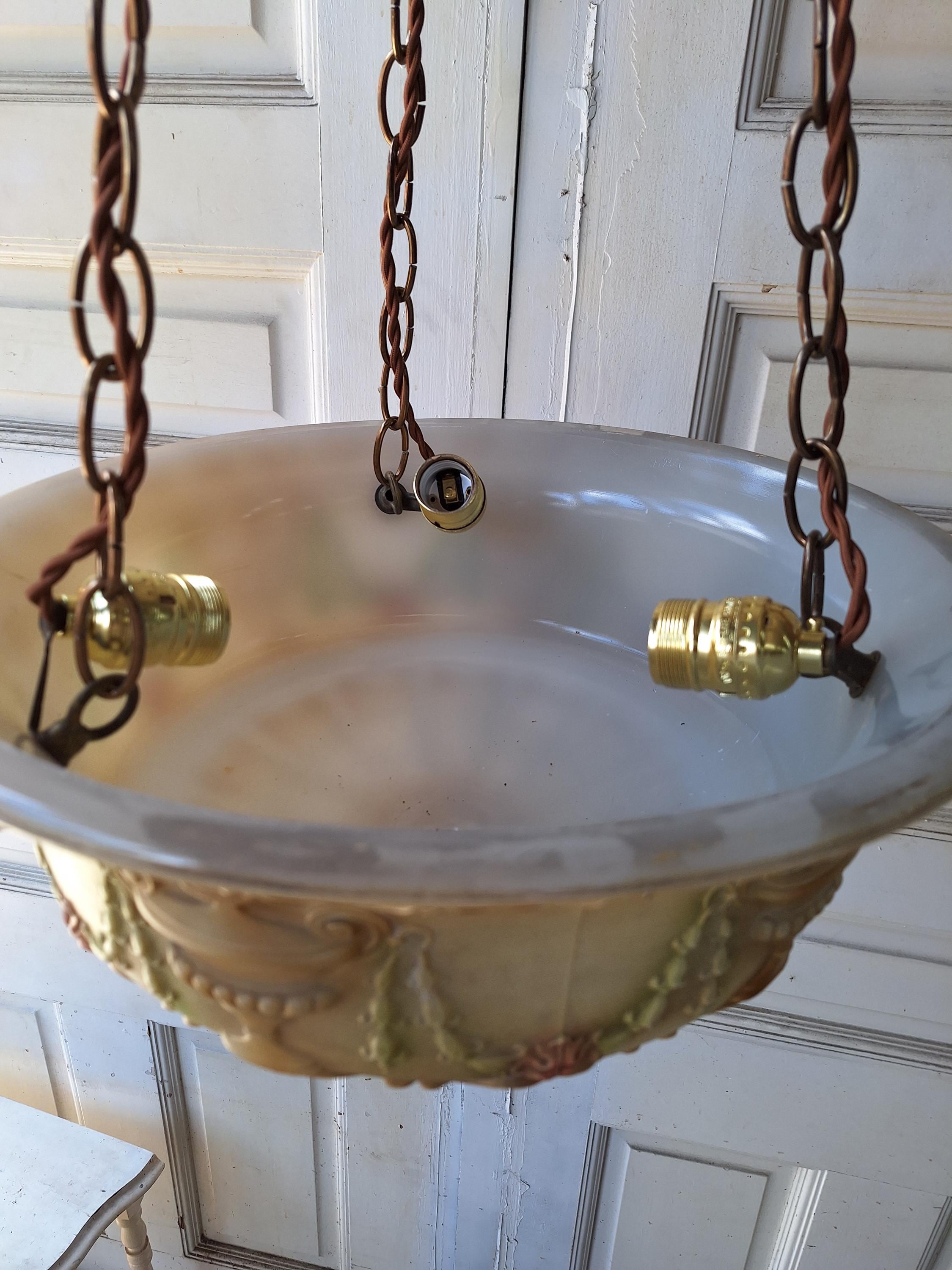 Inverted Dome Light Bowl Chandelier, Inverted Dome Light, Hanging Bowl ...