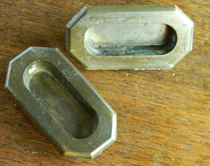 2 Art Deco Window Sash Lifts Window Handles Recessed - Etsy