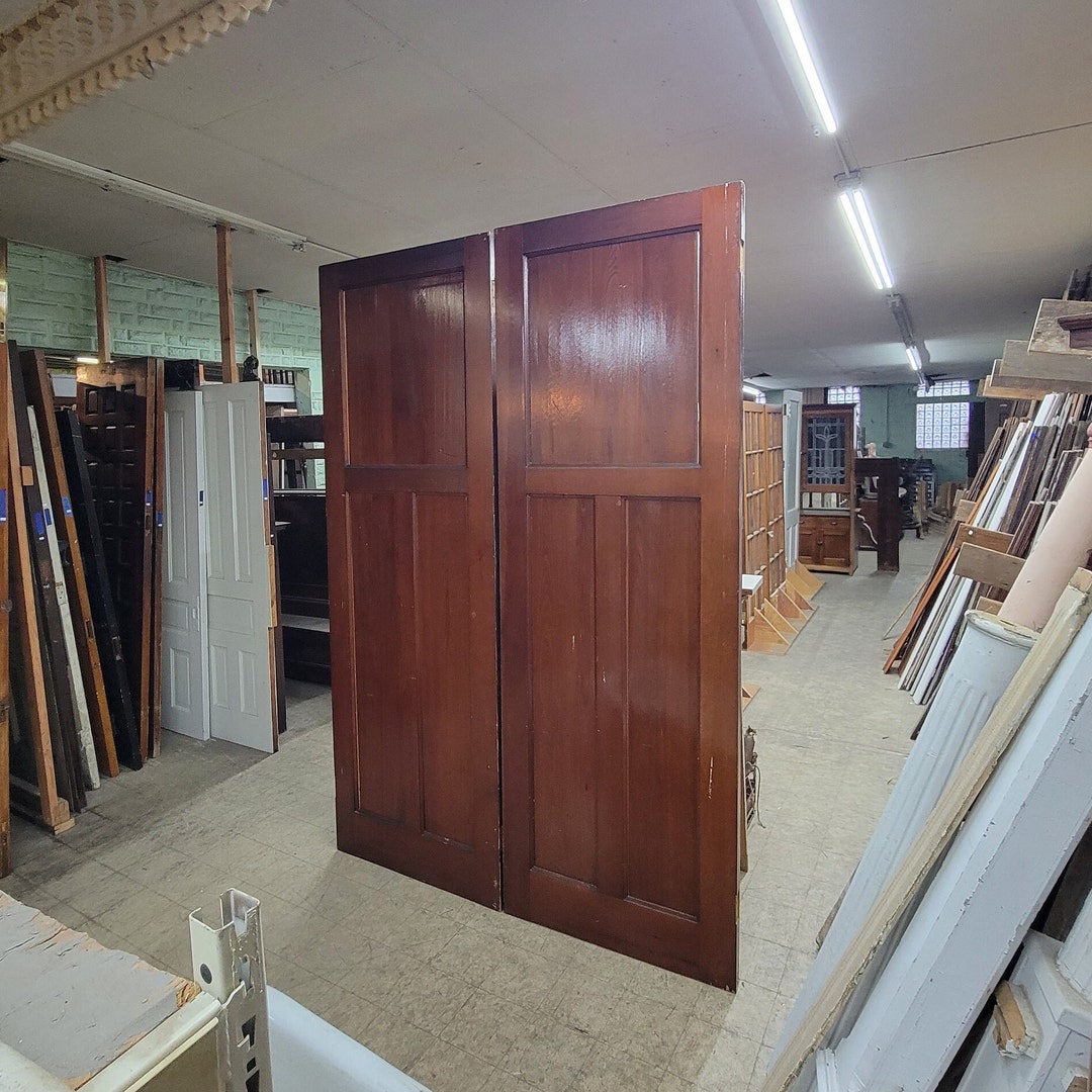 9' Antique Door Pair, Antique Double Door, Extra Tall, Nine Feet Tall ...