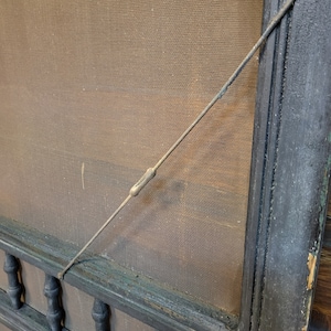 Fancy Antique Screen Door, Salvaged Farmhouse Screen Door With ...