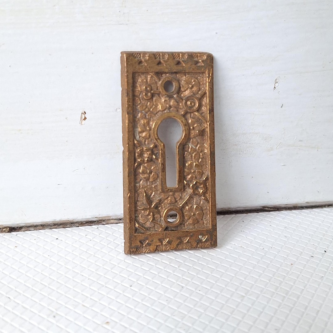 Ekado Design Escutcheon by Sargent, Eastlake Design Antique Brass ...