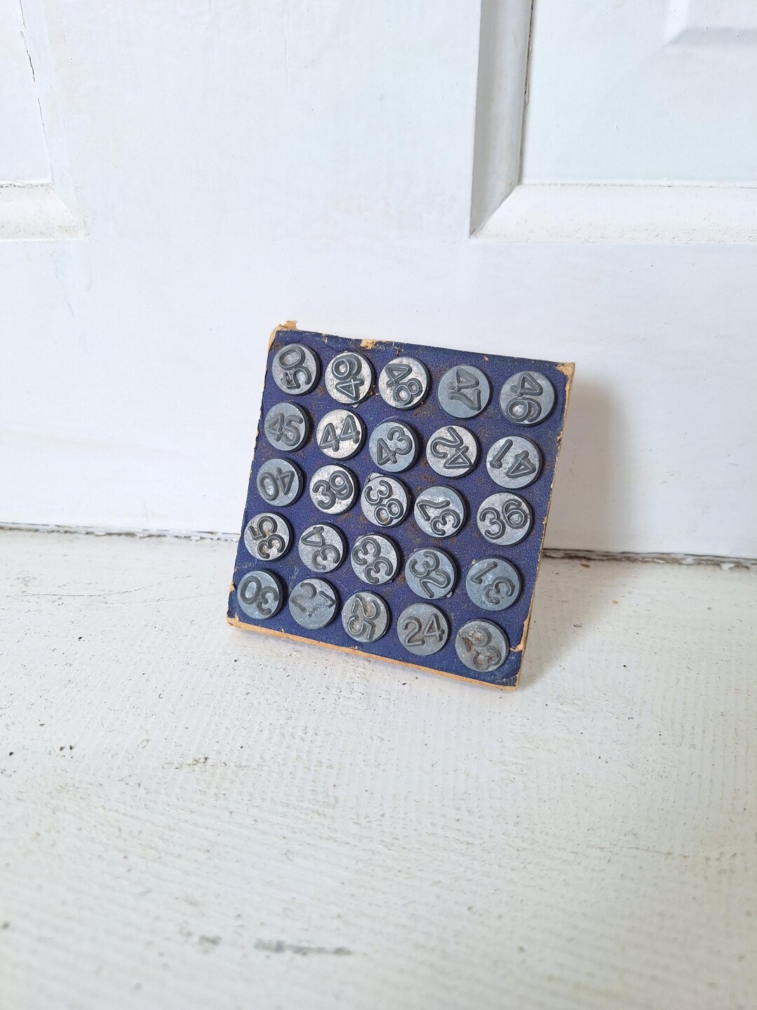 Vintage Wood Window Sash Markers, Storm Window Tacks, Numbered Tacks ...