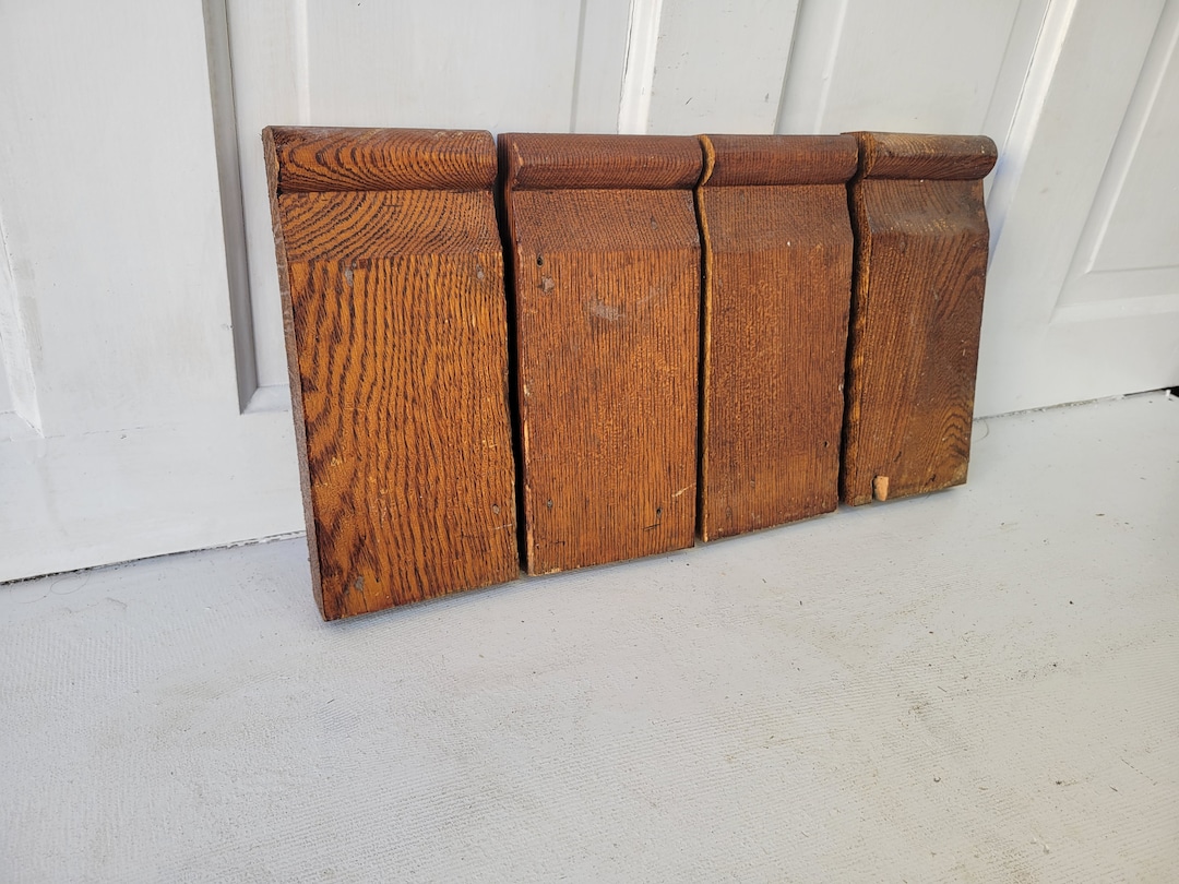 7 Matching Trim Blocks, Antique Corner Blocks, Plinth Blocks, Antique ...