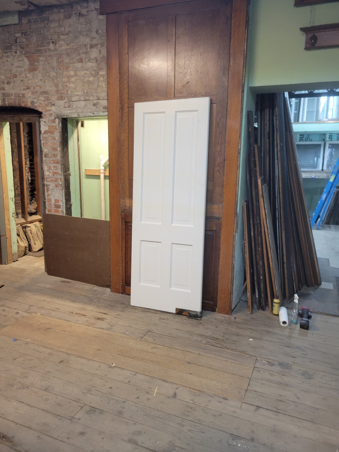 Antique White Painted Butler Door: 31" Solid Wood Swinging Door - Etsy