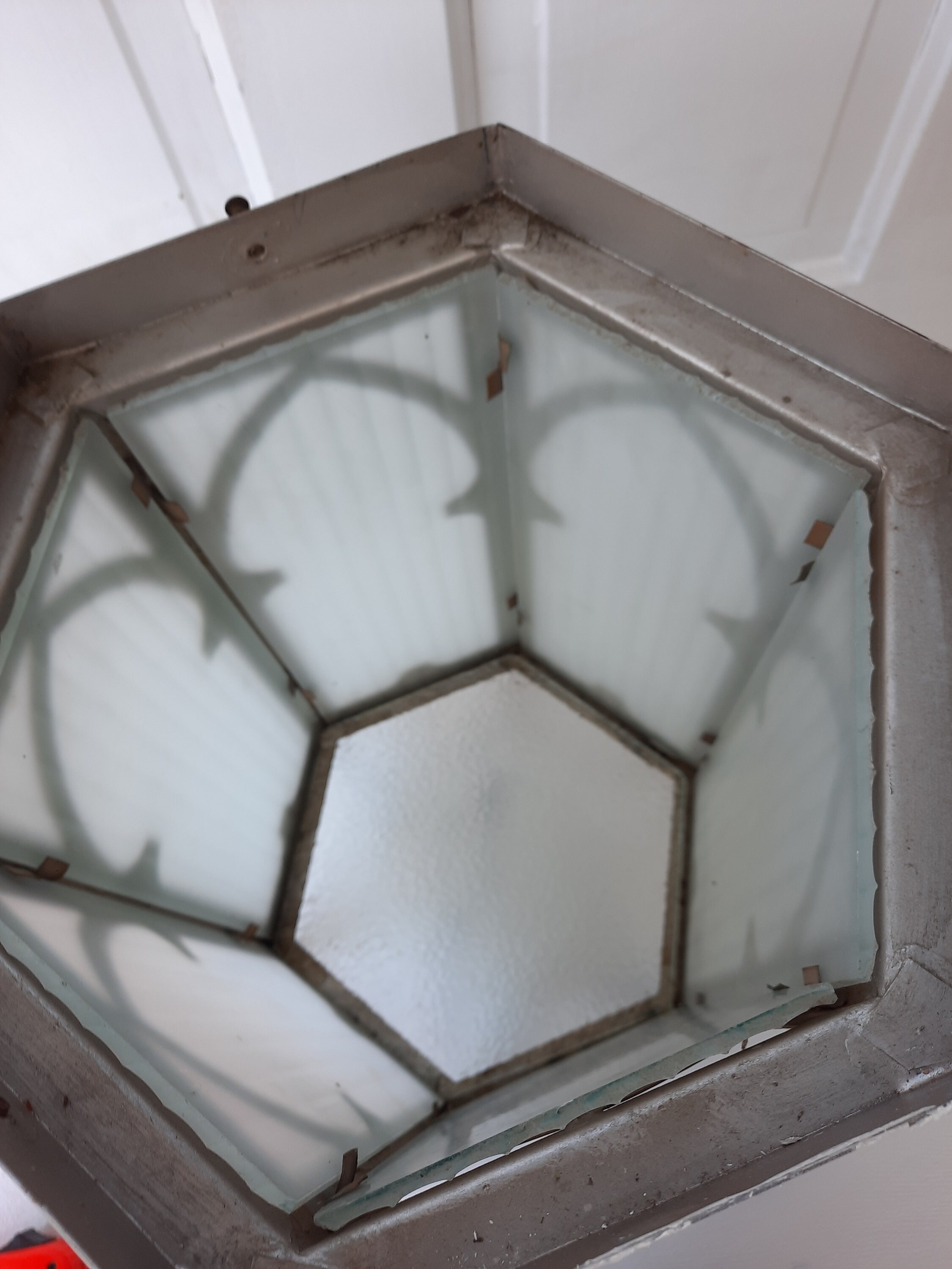 Gold Gothic Style Ceiling Light From Church, Vintage Church Light With ...