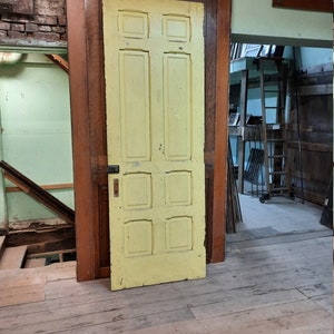 34" Italianate Door, Large Antique Door, Solid Wood Door, Chamfered ...