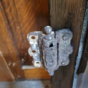 Fancy Antique Screen Door, Salvaged Farmhouse Screen Door With ...