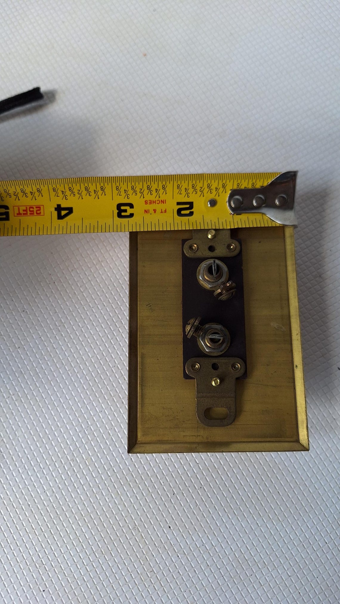 NOS Brass Radio Outlet Switchplate: Vintage Aerial Ground - Etsy