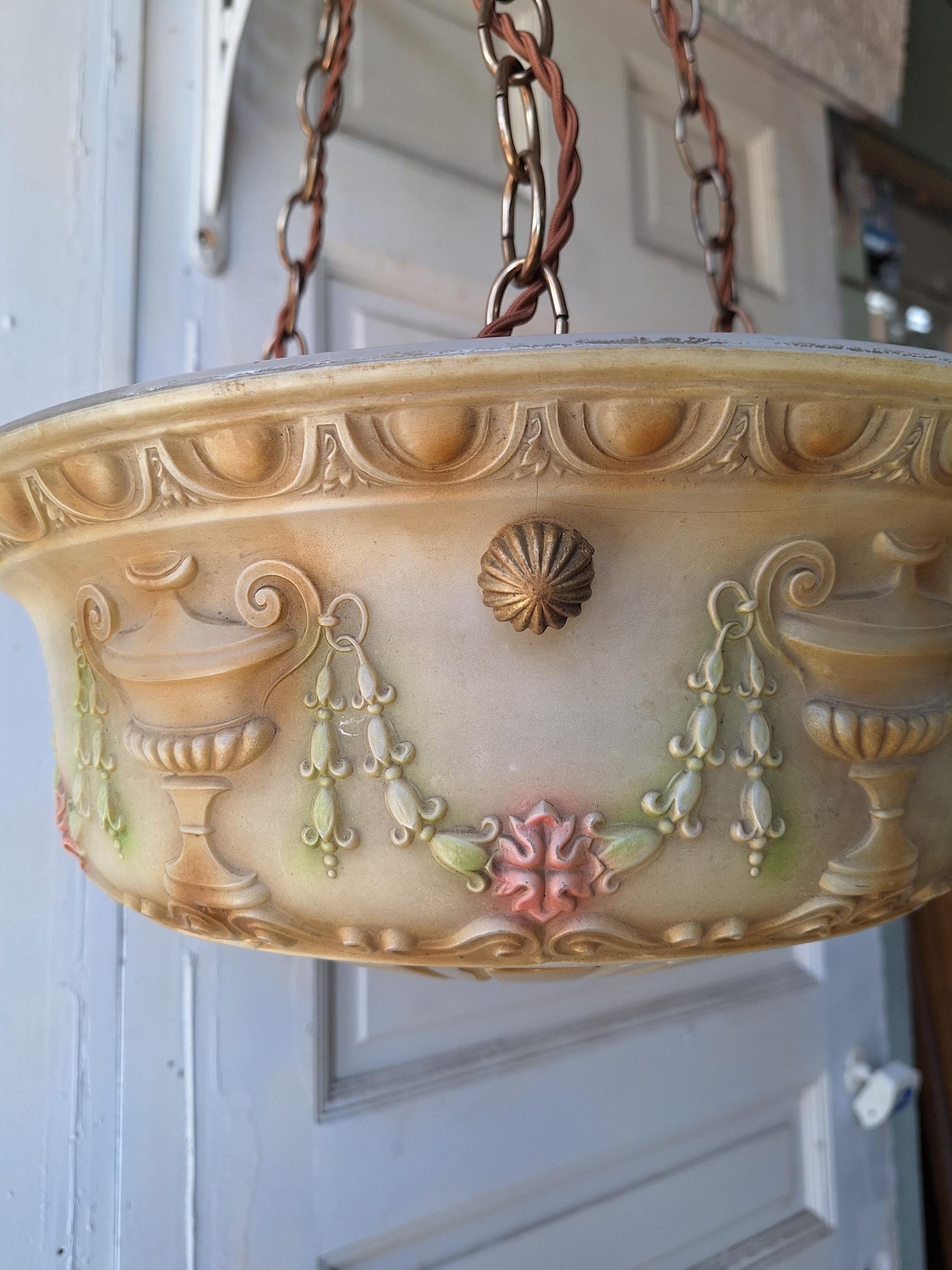 Inverted Dome Light Bowl Chandelier, Inverted Dome Light, Hanging Bowl ...