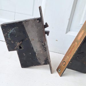 Double Pocket Door Hardware Set With Key, Pocket Door Mortise Locks ...