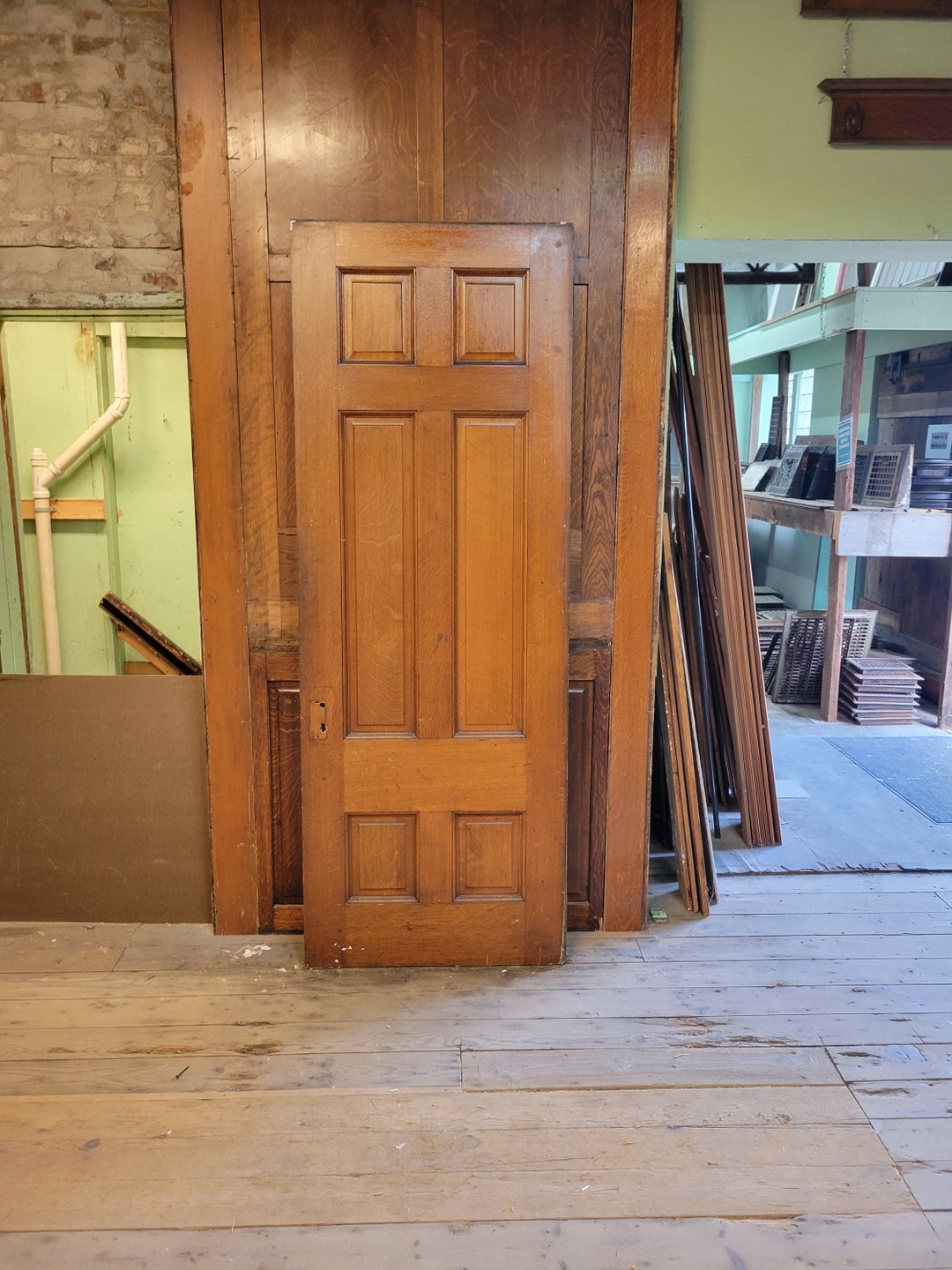 32" Antique Door, Victorian Door, Italianate Style, Large Interior Door ...
