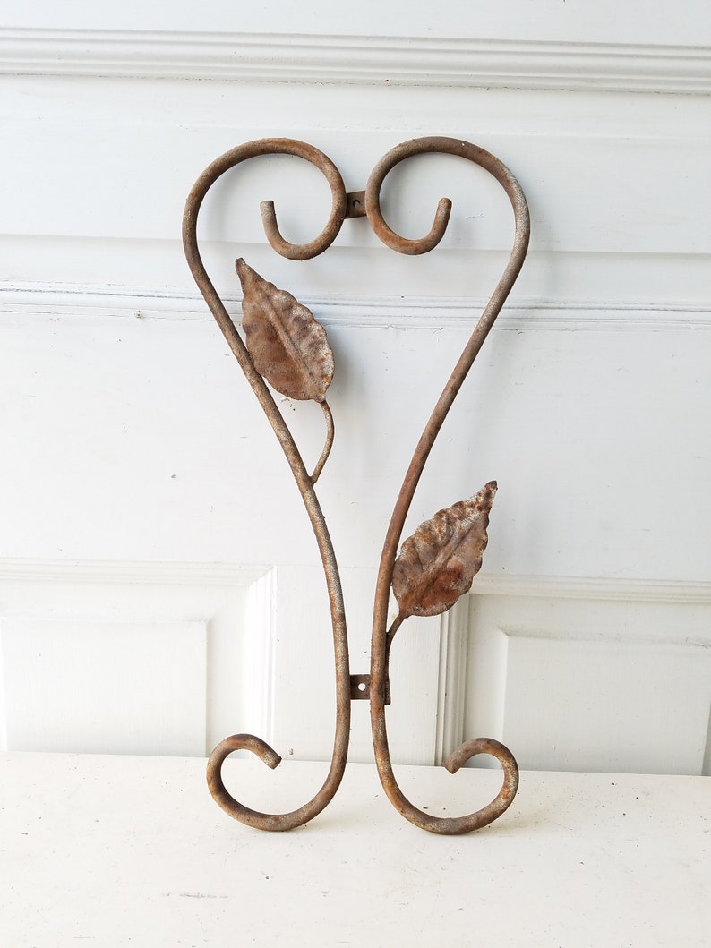 Wrought Iron Heart Rustic Iron Decor Antique Valentine | Etsy