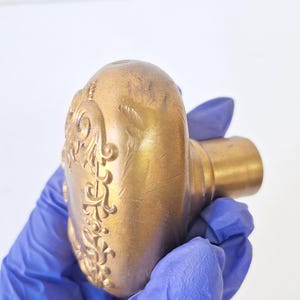 Oval Ornate Design Doorknob, Antique Oval Bronze Knob, Oval Shape Door ...