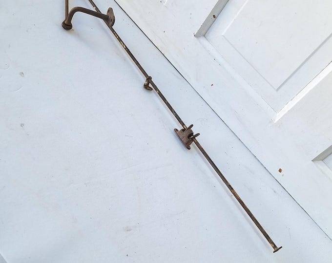 36' Antique Transom Window Rod, Door Window Rod, Door Transom Rod ...