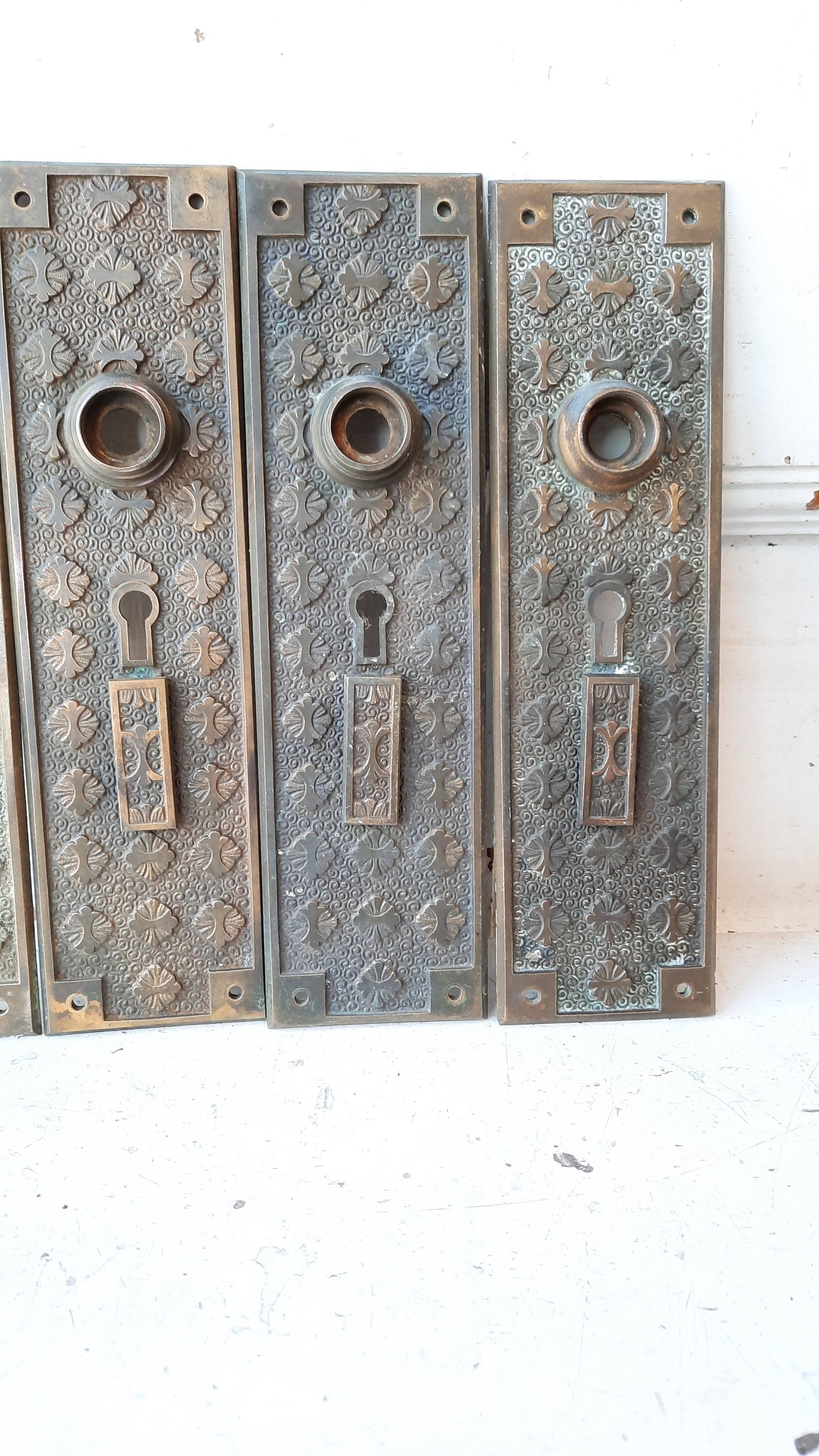 Antique door plates store