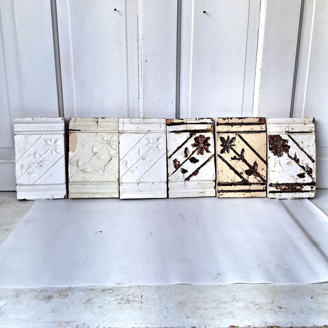 Six Carved Wood Rosettes, Carved Plinth Corner Blocks, Carved Trim ...