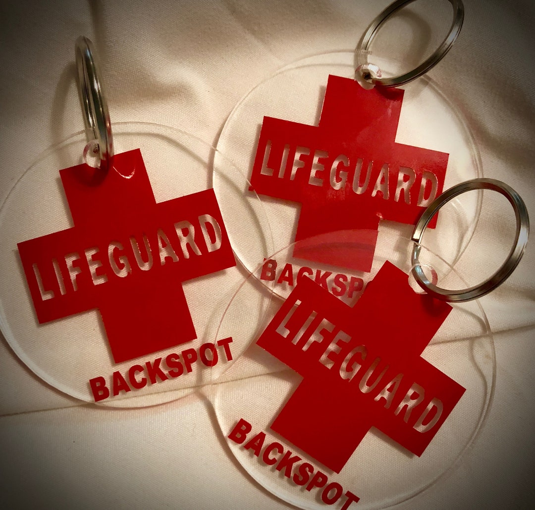CHEER Keychain, Lifeguard, BACKSPOT, Cheer Gift Keychain ANY Color! - Etsy