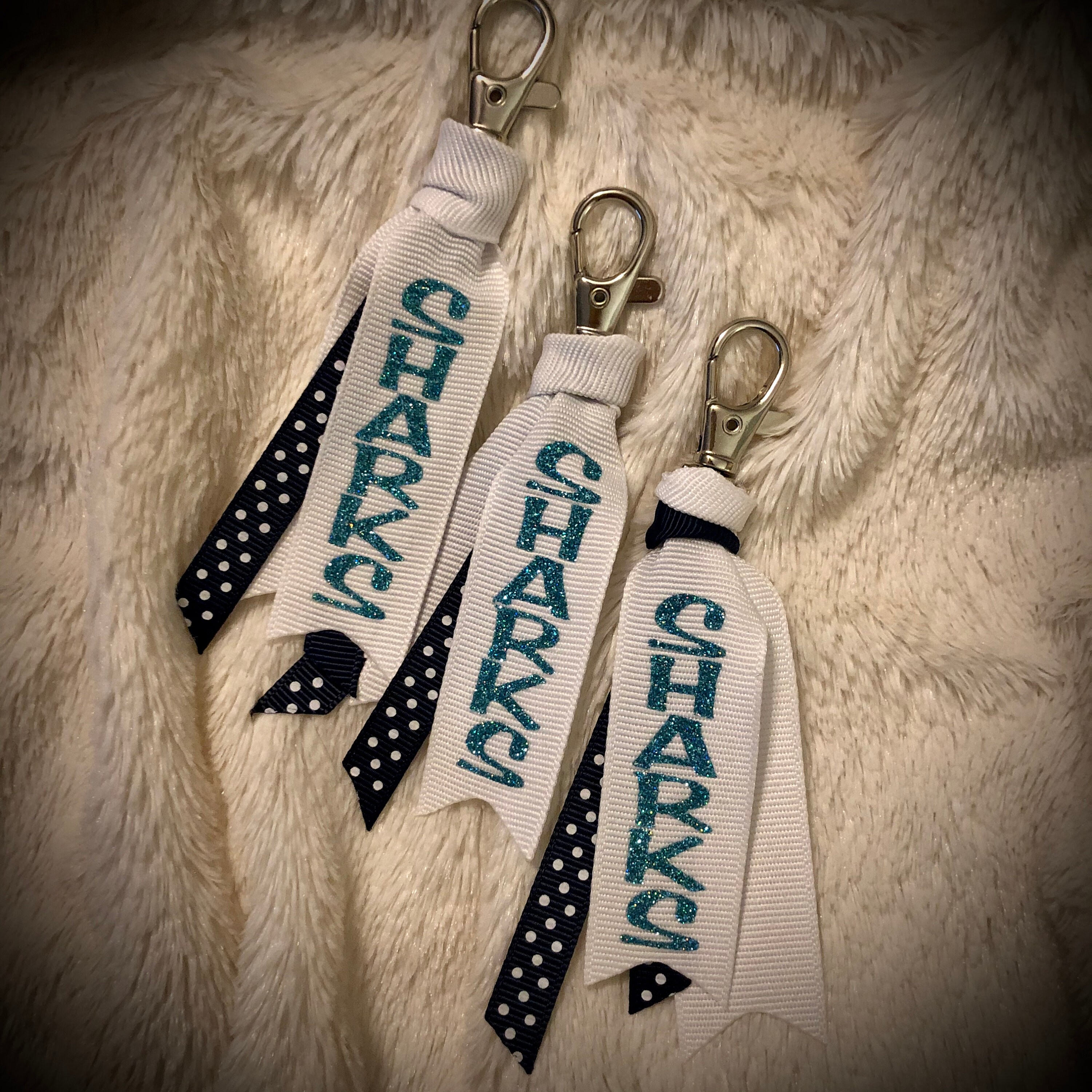 Ribbon Keychain Personalized Keychain 4 Inch Choose Your - Etsy