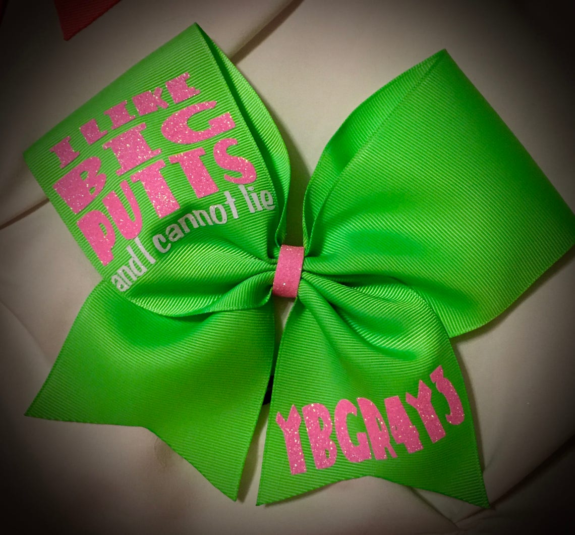 GLOW BOW Glow Party BLACKlight Glow BowAdd Text Squad | Etsy