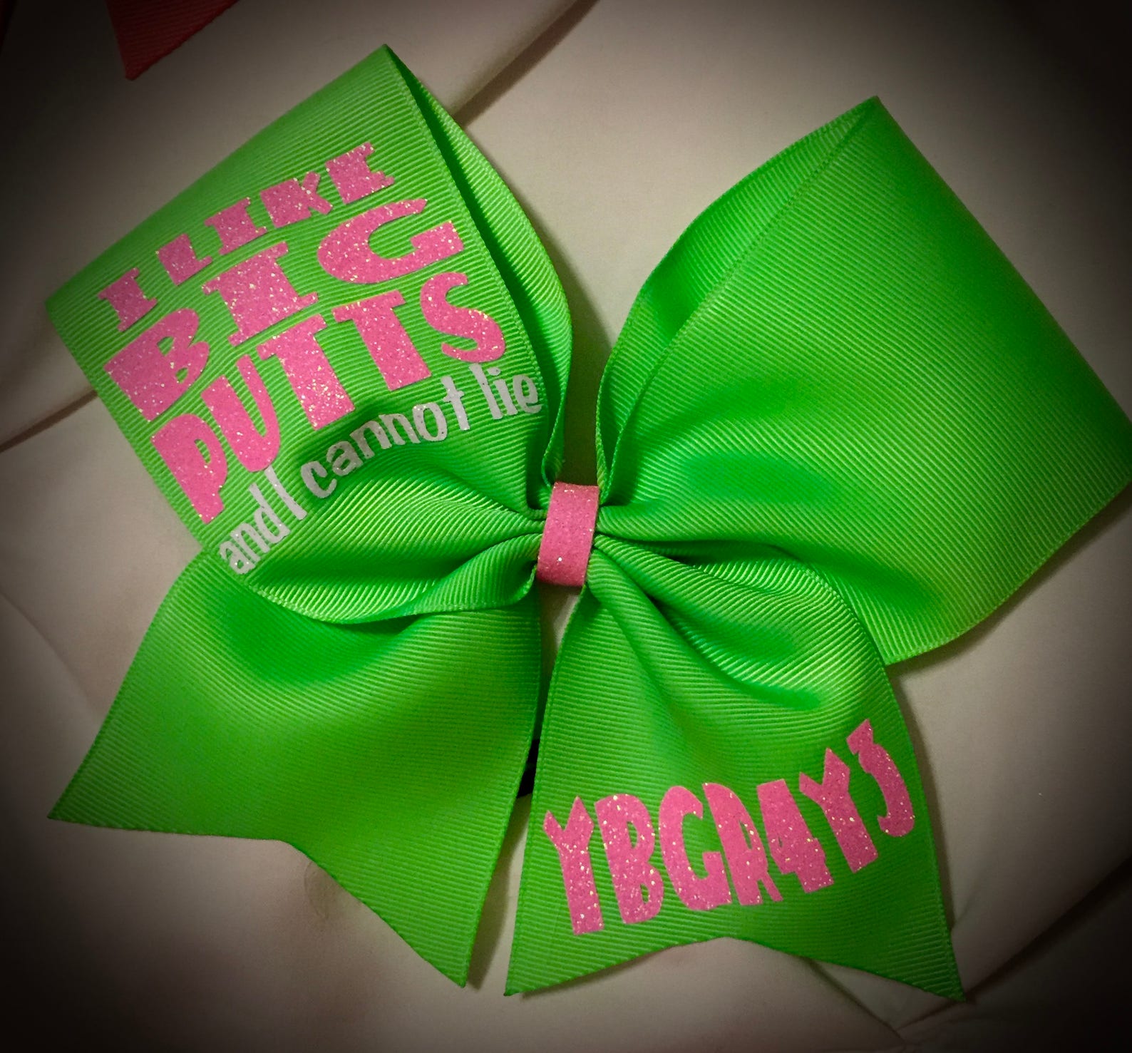 GLOW BOW Glow Party Blacklight Glow Bowadd Text Squad | Etsy