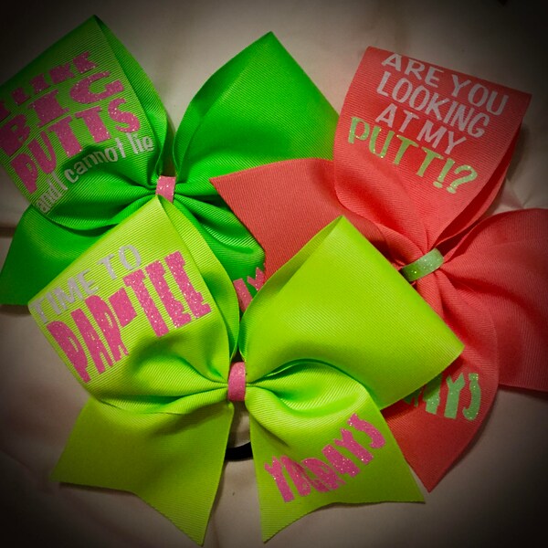 Neon Cheer Bow - Etsy