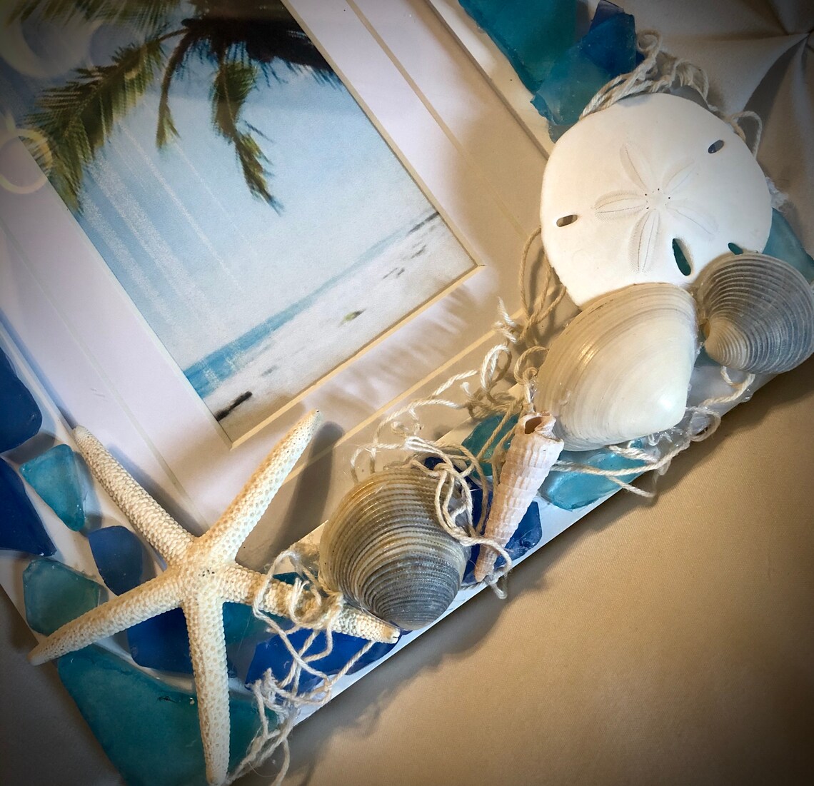 By the SEA Beachy Photo Frame 5x7 Sand Dollars Starfish - Etsy