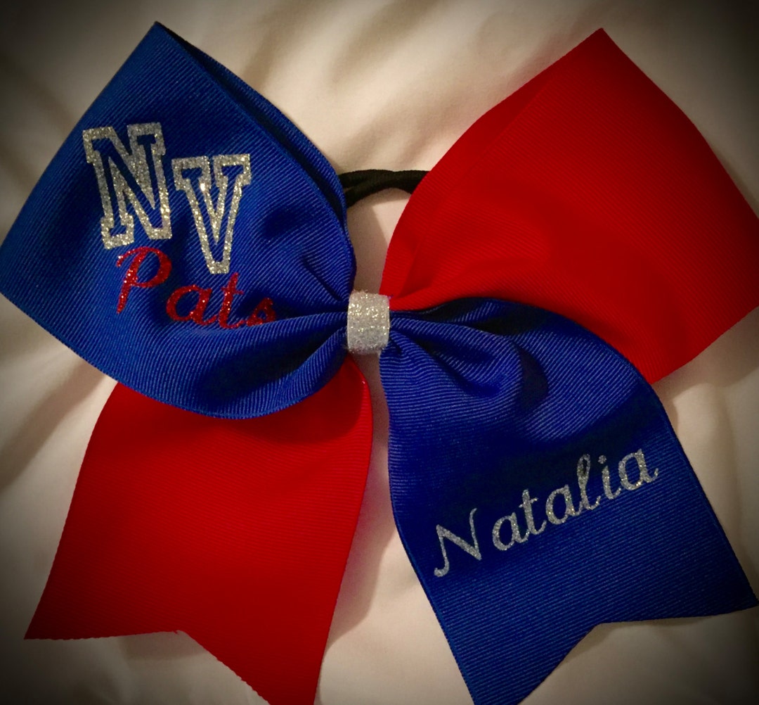 Tick-tock Cheer BOW~ANY Colors/text - Etsy