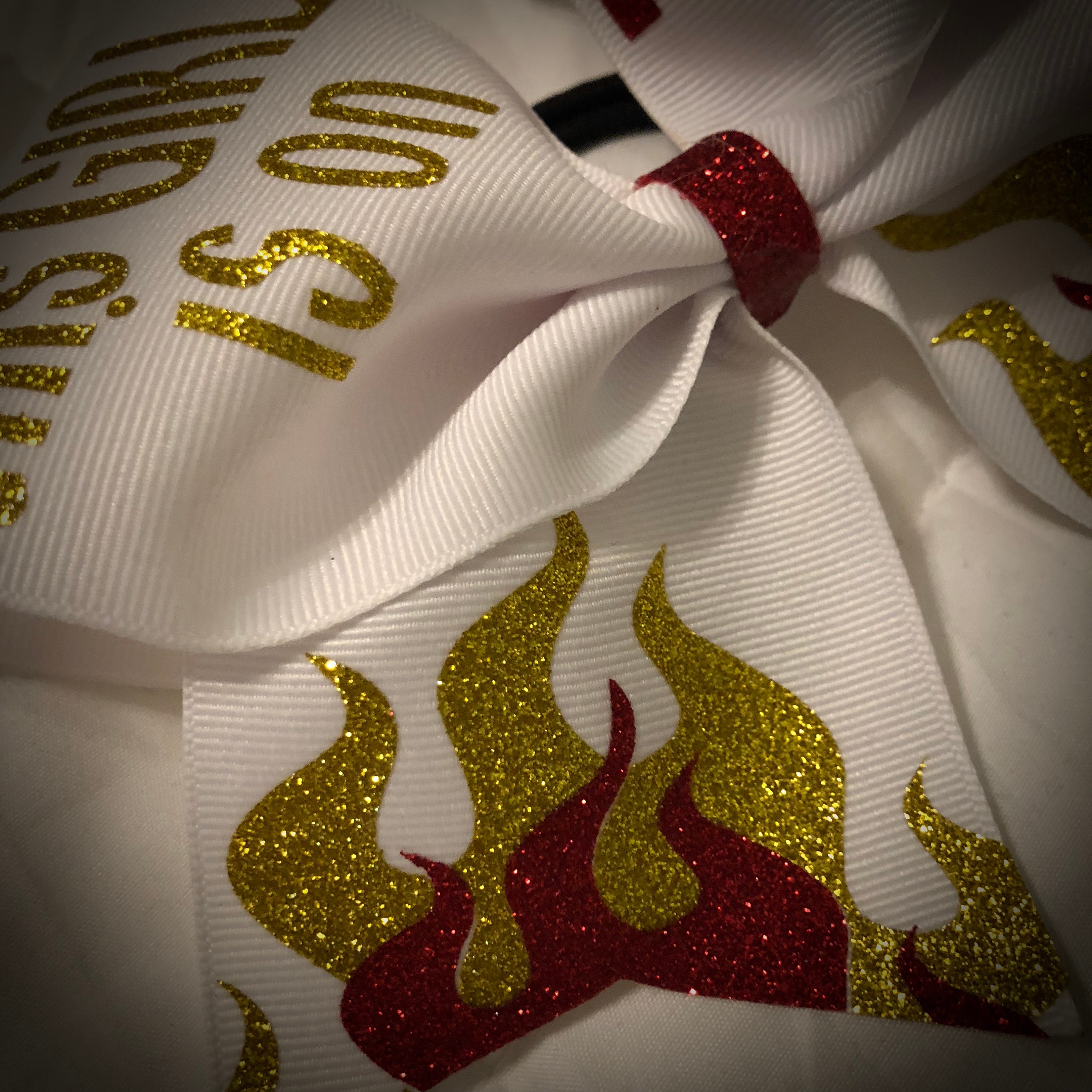 Girl on Fire~glitter Bow CHEER Bow, Makes a Great Cheer Gift, Available ...