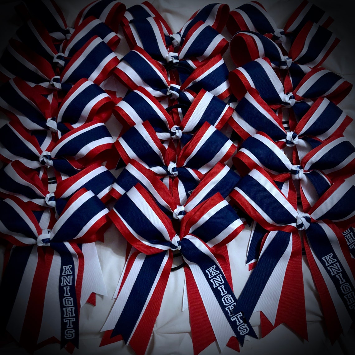 STREAMERS Cheer RIBBON Bows Cheer Squad Bows With Text Cheer - Etsy