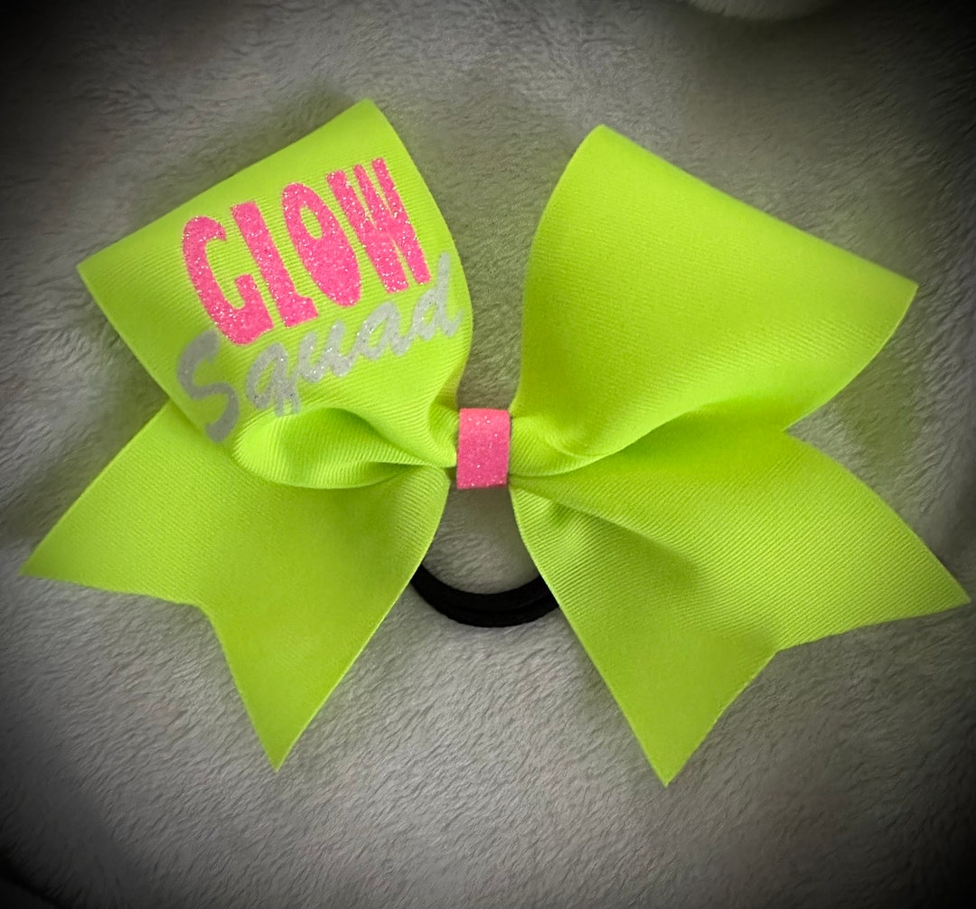 GLOW BOW Glow Party Blacklight Glow Bow~add Text Squad Discounts Glow ...
