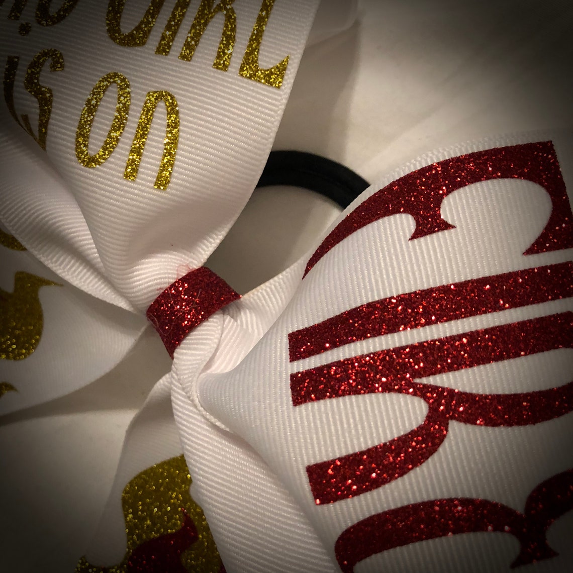 Girl on Fire~glitter Bow CHEER Bow, Makes a Great Cheer Gift, Available ...