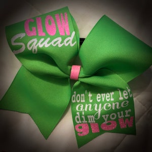 GLOW BOW Glow Party Blacklight Glow Bow~add Text Squad Discounts Glow ...