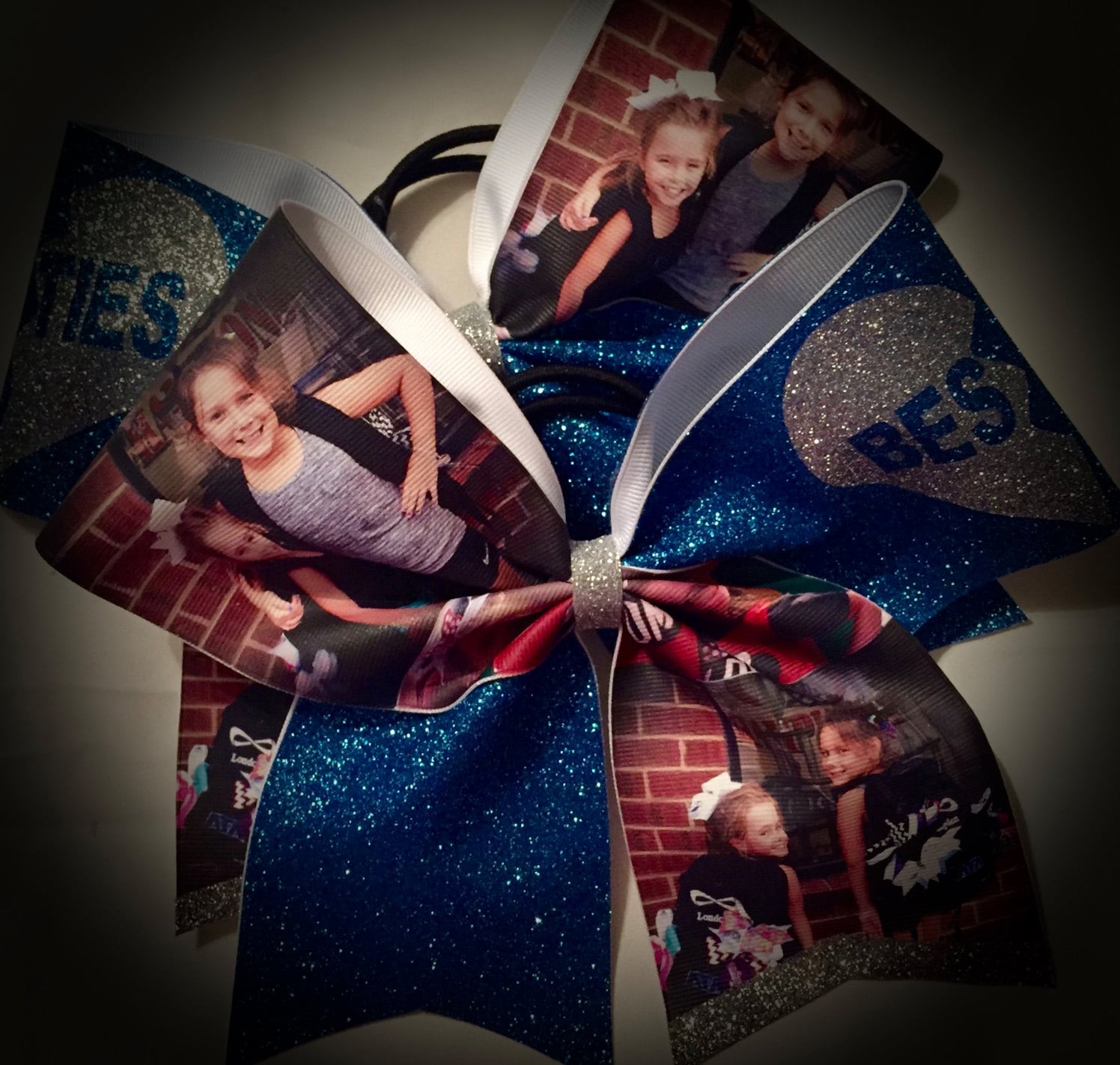 Best Friends BowsPersonalized PHOTO Bow Cheer Bow CHOOSE | Etsy