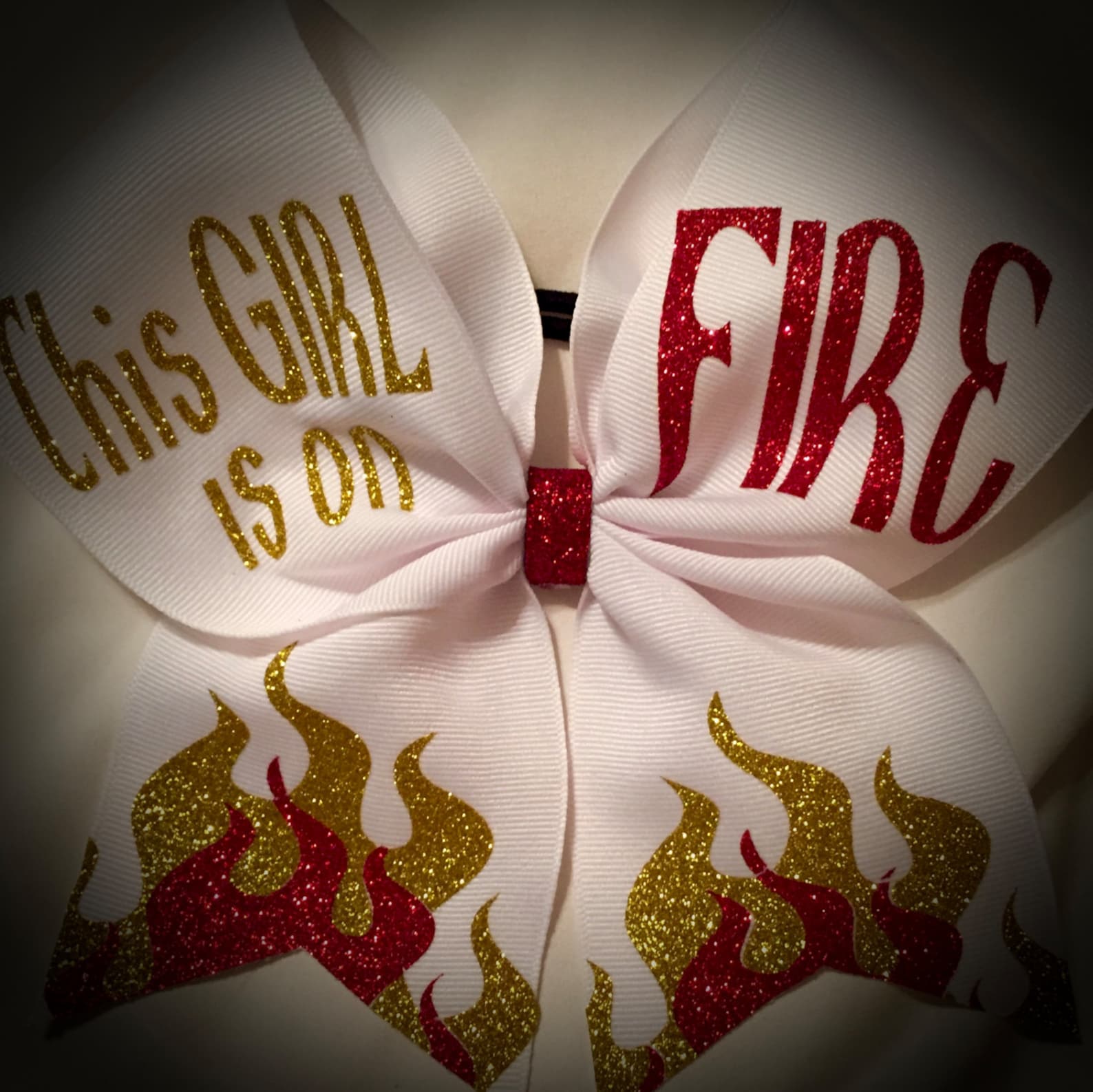 Girl on Fire~glitter Bow CHEER Bow, Makes a Great Cheer Gift, Available ...