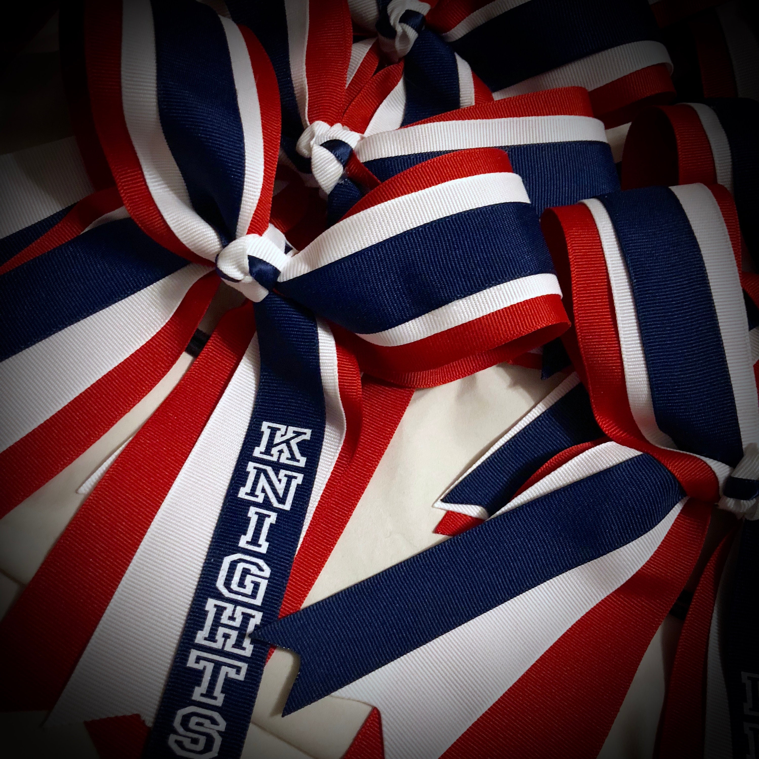 STREAMERS Cheer Bow RIBBONS Cheer Squad Bows With Text Cheer | Etsy