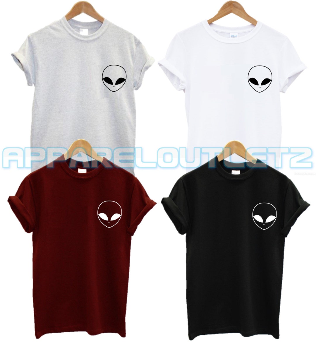 Alien Pocket Logo T Shirt Ufo Swag Dope Hipster Trend Fashion New ...