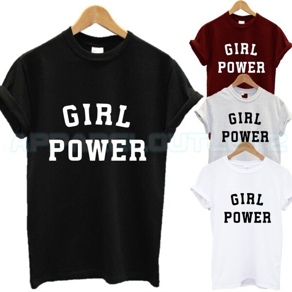Girl Power T Shirt - Etsy