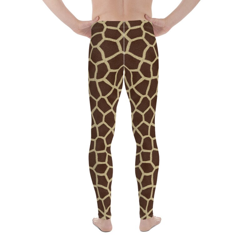 Men's Hipster Fun Leggings, Gifts for Men, Giraffe Leggings Pants ...