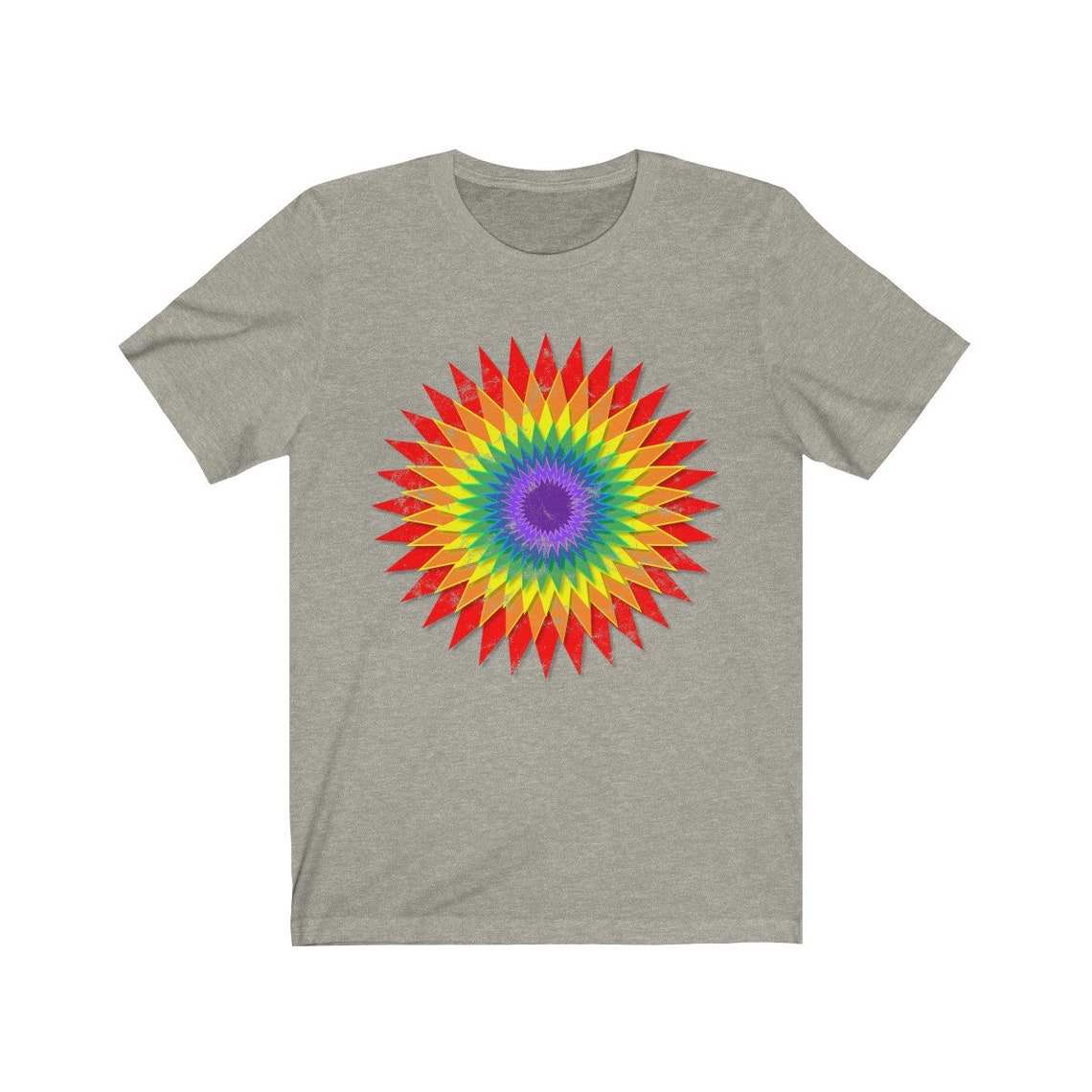 Gay Pride Rainbow T-shirt Men's Womens Rainbow Pride Month Tee Shirt ...