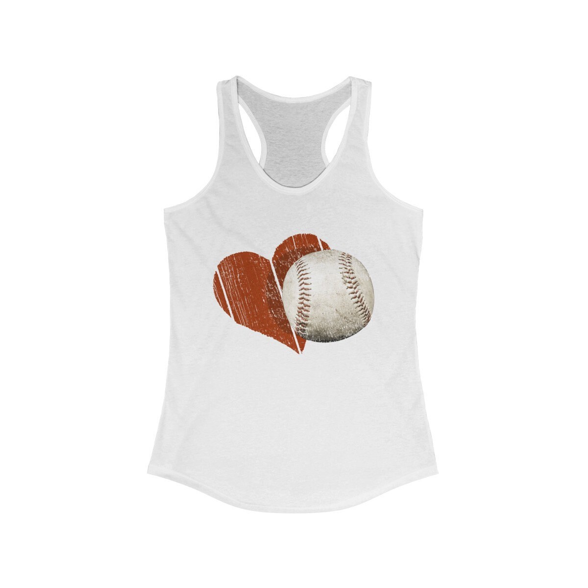 Women's Baseball Shirt, Retro Baseball Tank, Women's Ideal Racerback ...