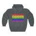 LGBTQ Rainbow Pride Clothing, Rainbow Unisex Heavy Blend Hooded ...