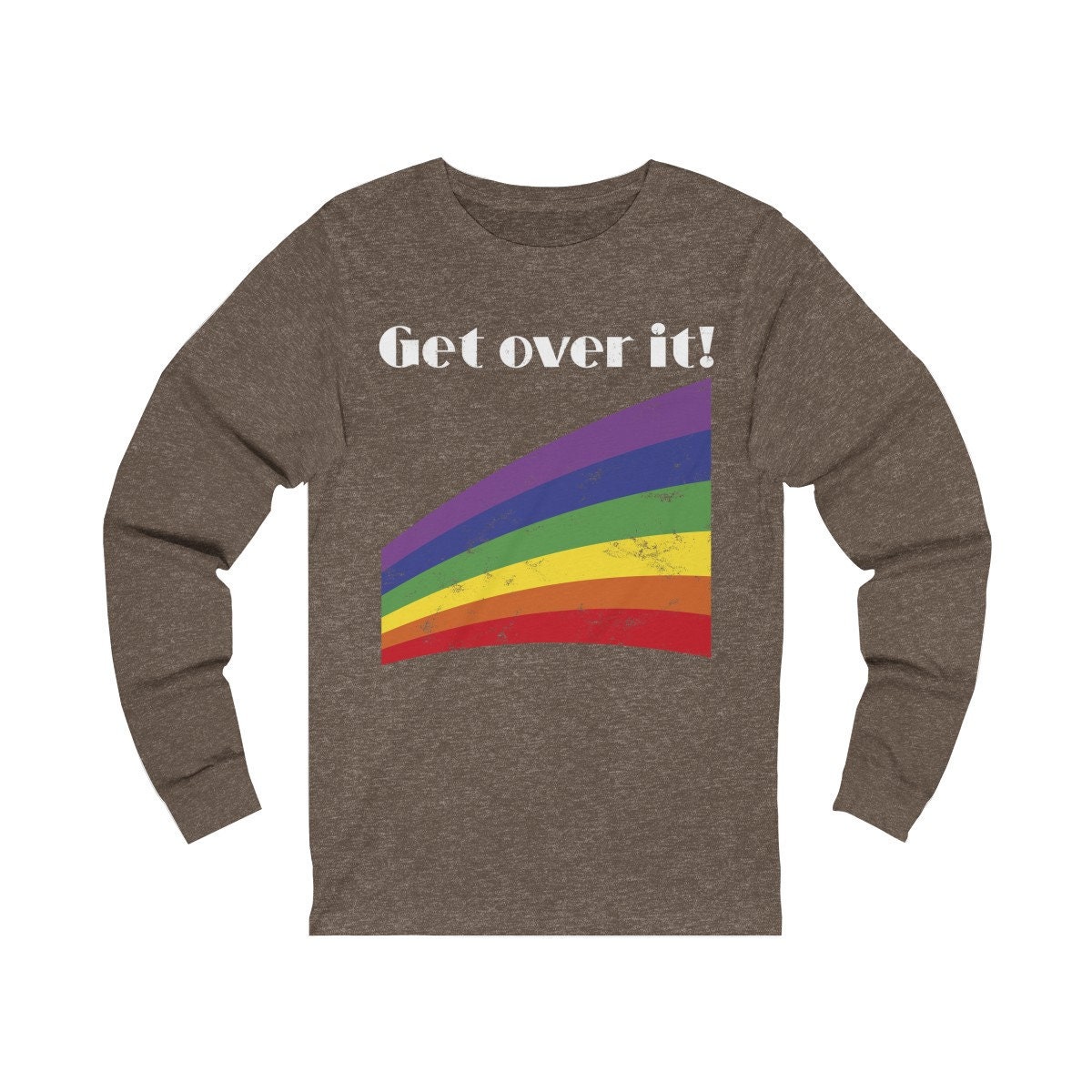 Rainbow T-shirt, Gay Pride Rainbow Shirt, LGBTQ Gifts, Rainbow Gifts ...