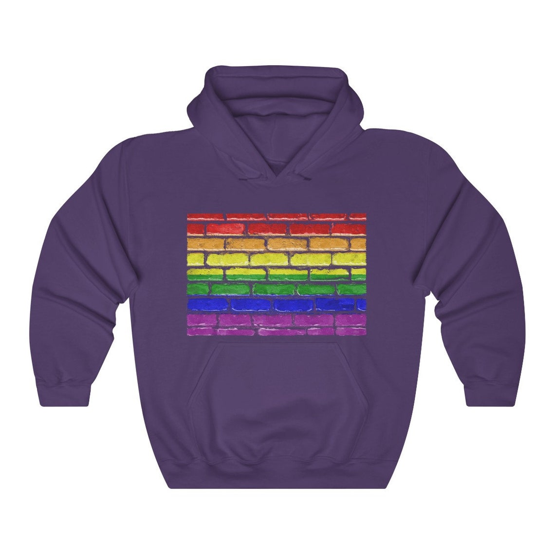LGBTQ Rainbow Pride Clothing Rainbow Unisex Heavy Blend - Etsy